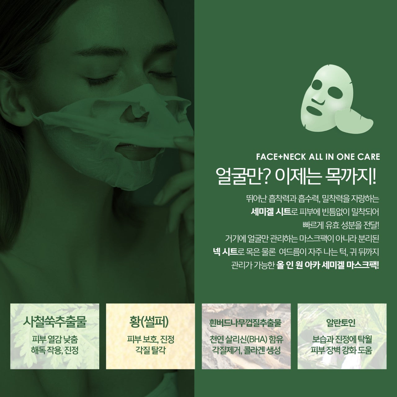 [SANTE] AKA Semigel Mask 1box(5ea) 세미겔 마스크 – Sunny market